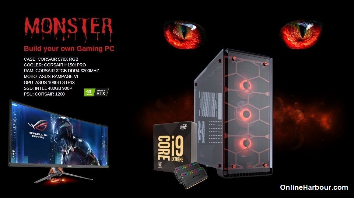 Build Your Own MONSTER Gaming PC Online Harbour